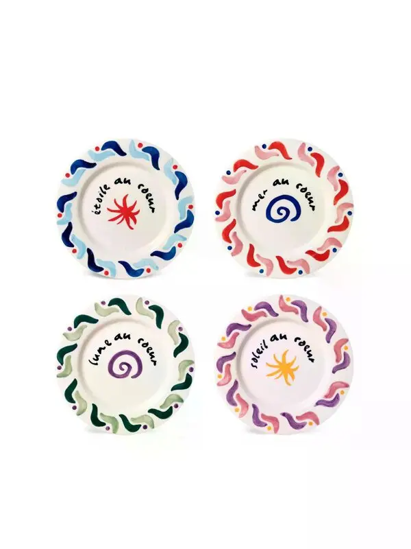 OCTAEVO Cala Secreta Dessert Plates - White