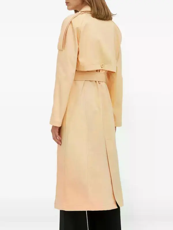 Patrizia Pepe Belted Double-breasted Trench Coat