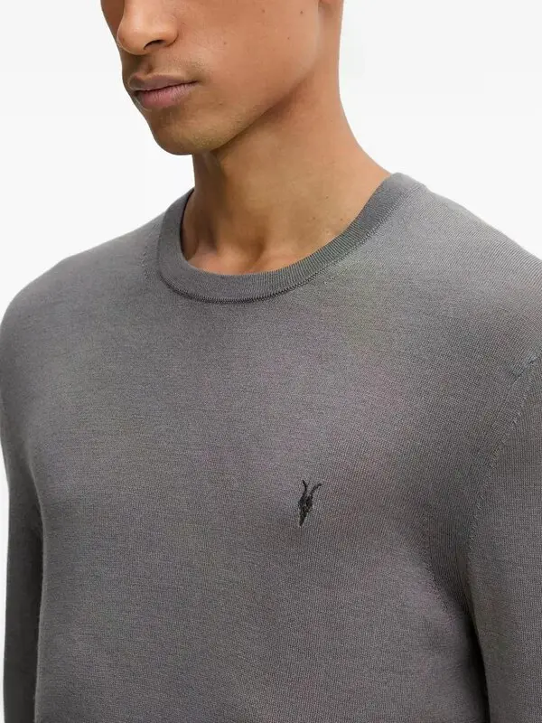 ALLSAINTS Logo-detail Pullover - Grey
