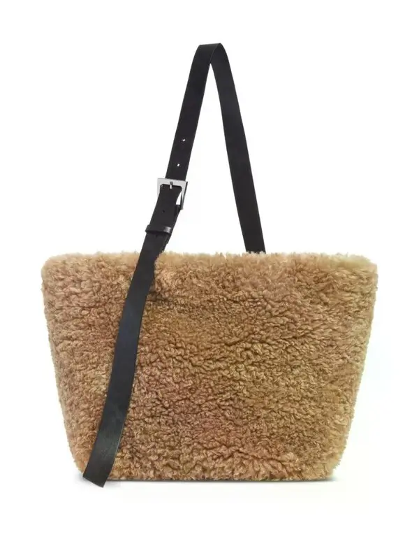 Apparis Esti Bouclette Tote Bag - Neutrals