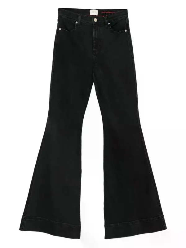 Alice + Olivia Button-fastening Flare Jeans