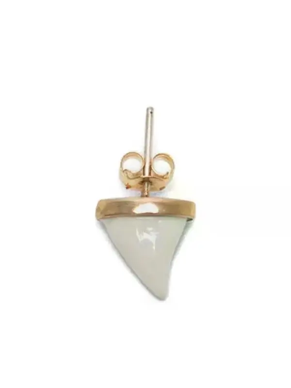 ANDRES GALLARDO Spike Earring - White