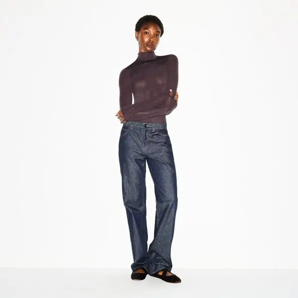 SKIMS Long Sleeve Turtleneck Bodysuit - Phoenix