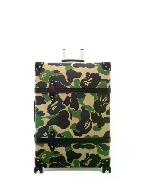 A BATHING APE X Globe-trotter Camouflage-print Luggage - Neutrals