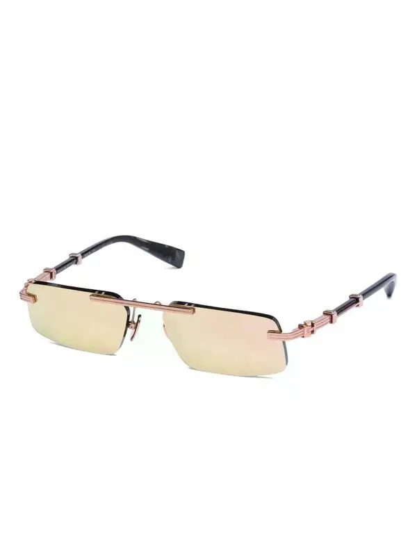 Balmain Geometric Frame Sunglasses