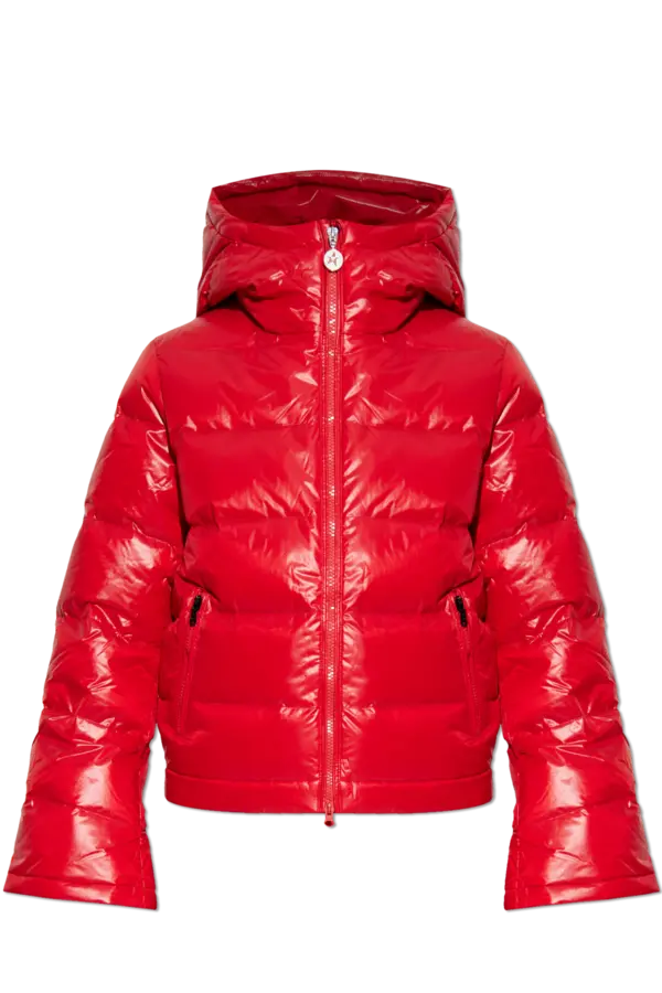 Perfect Moment Polar Flare Down Ski Jacket - Red