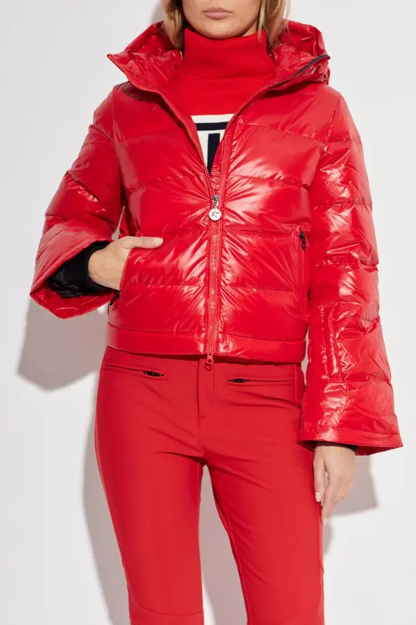 Perfect Moment Polar Flare Down Ski Jacket - Red