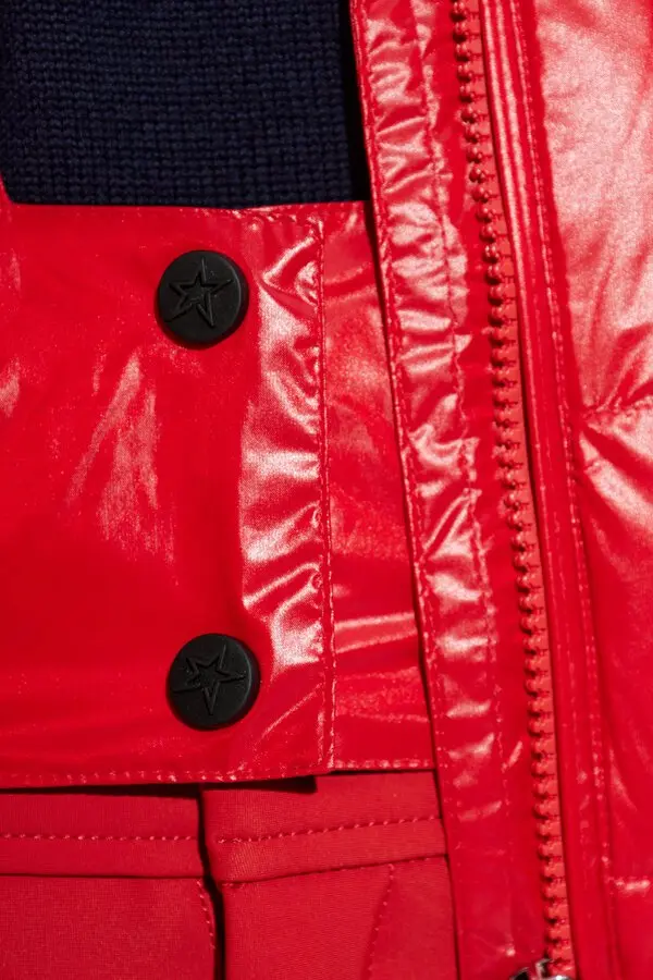 Perfect Moment Polar Flare Down Ski Jacket - Red