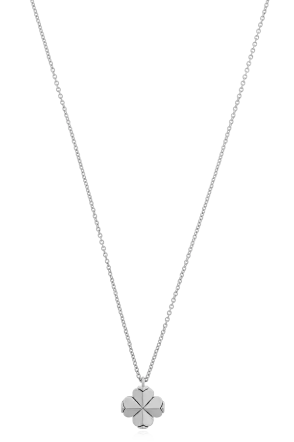 Kate Spade New York Logo Pendant Necklace - Silver