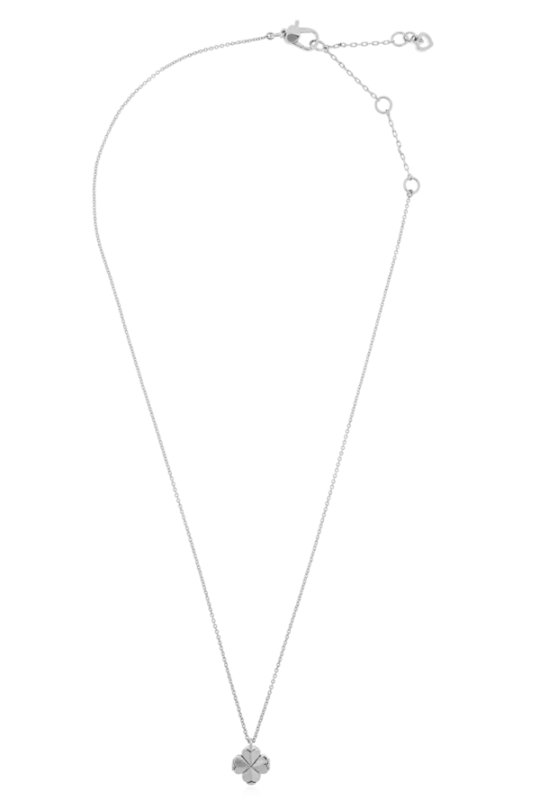 Kate Spade New York Logo Pendant Necklace - Silver