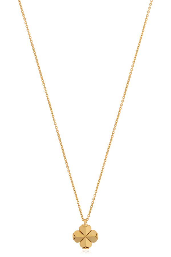 Kate Spade New York Logo Pendant Necklace - Gold