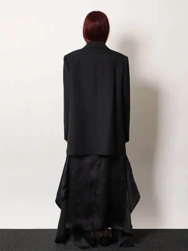 R2W Viora Double-breasted Wool-blend Blazer