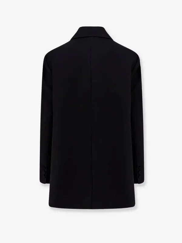 R2W Viora Double-breasted Wool-blend Blazer