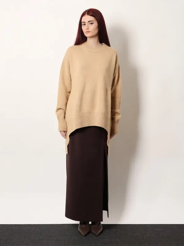 R2W Nicolas Wool And Cashmere Sweater - Beige