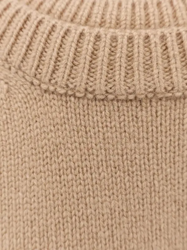 R2W Nicolas Wool And Cashmere Sweater - Beige
