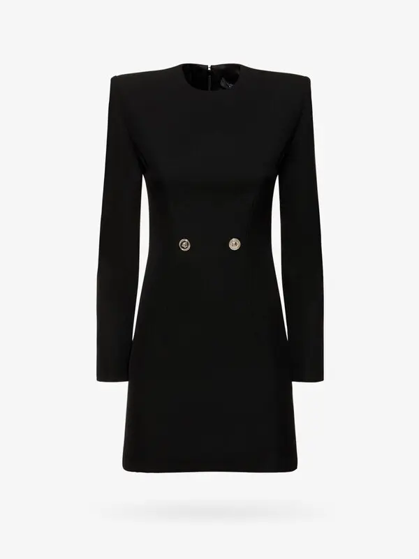 Versace Virgin Wool Mini Dress