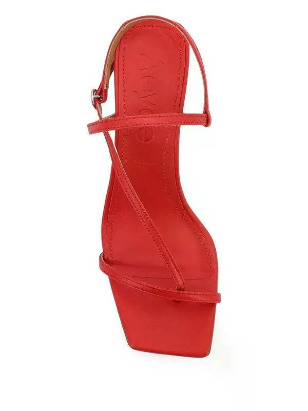AeydĒ Elise Heeled Sandals - Red