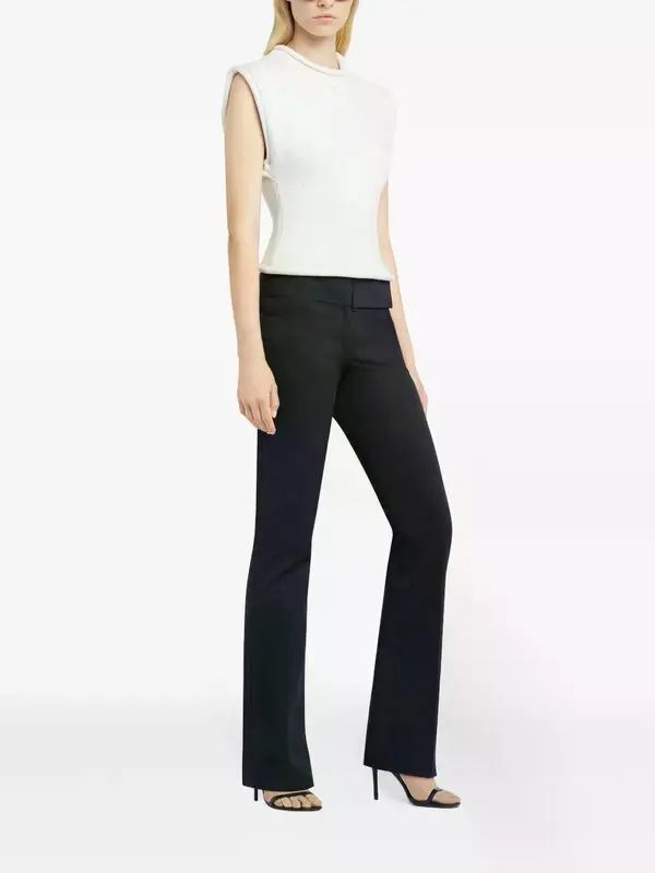 COURREGES Cropped Sleeveless Top - White