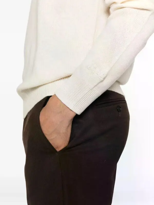 MC2 SAINT BARTH Regent Wool Sweater - Neutrals