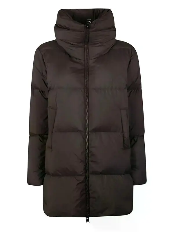 Herno Funnel-neck Quilted Coat