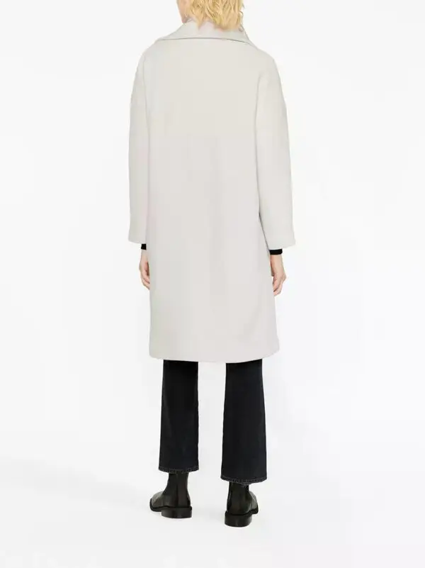 Herno Layered Wool-blend And Quilted Coat