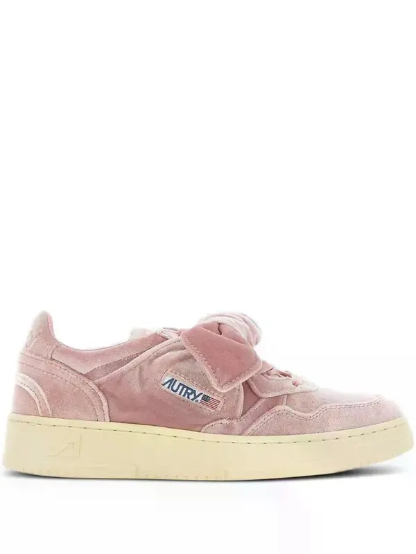 AUTRY Medalist Bow-detail Sneakers - Pink