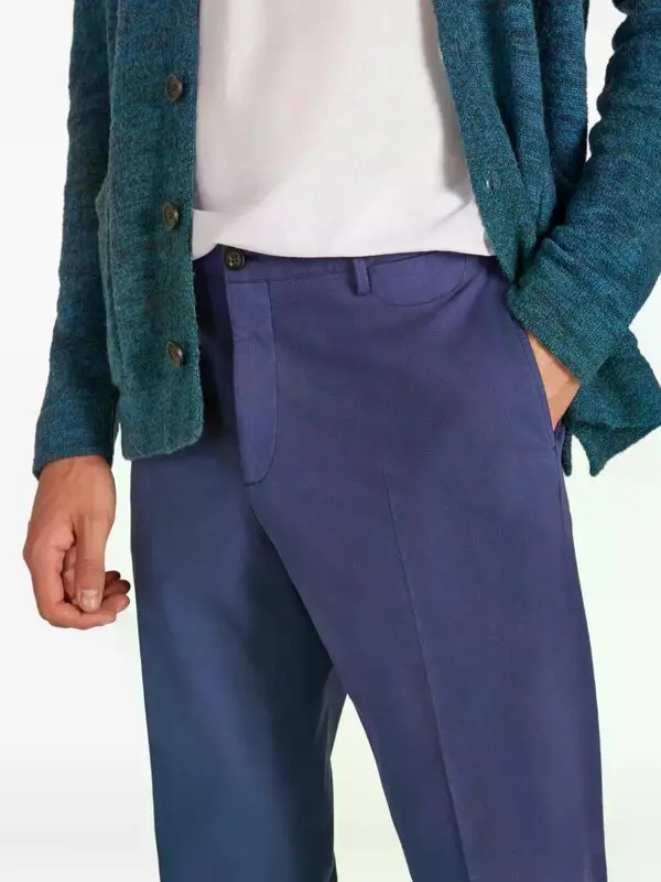 SLOWEAR Belt-loops Trousers - Blue