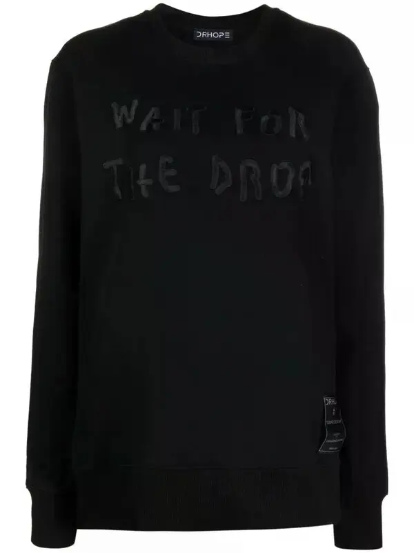 DRHOPE Embroidered Cotton Sweatshirt