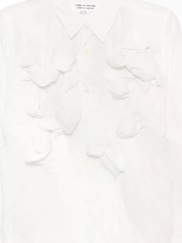 Comme Des Garçons Knot-detail Blouse