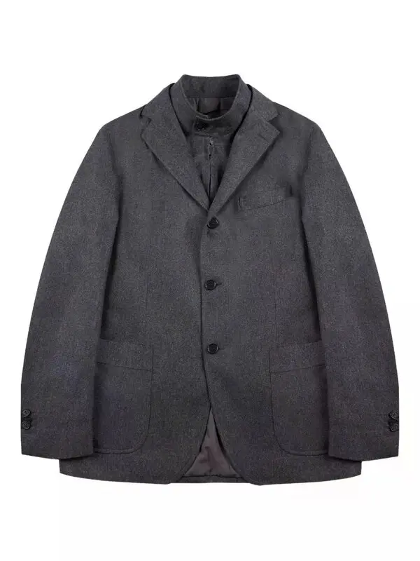 Incotex Removable-panel Flannel Jacket