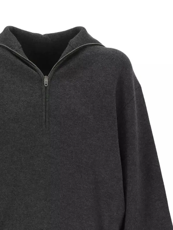 Balenciaga Back-to-front Zip Sweater