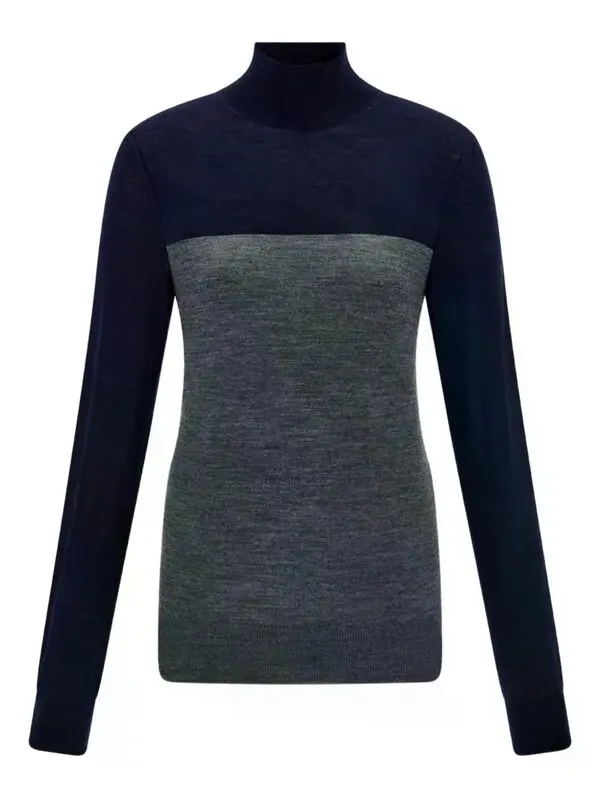 FERRAGAMO Colour-block High-neck Sweater