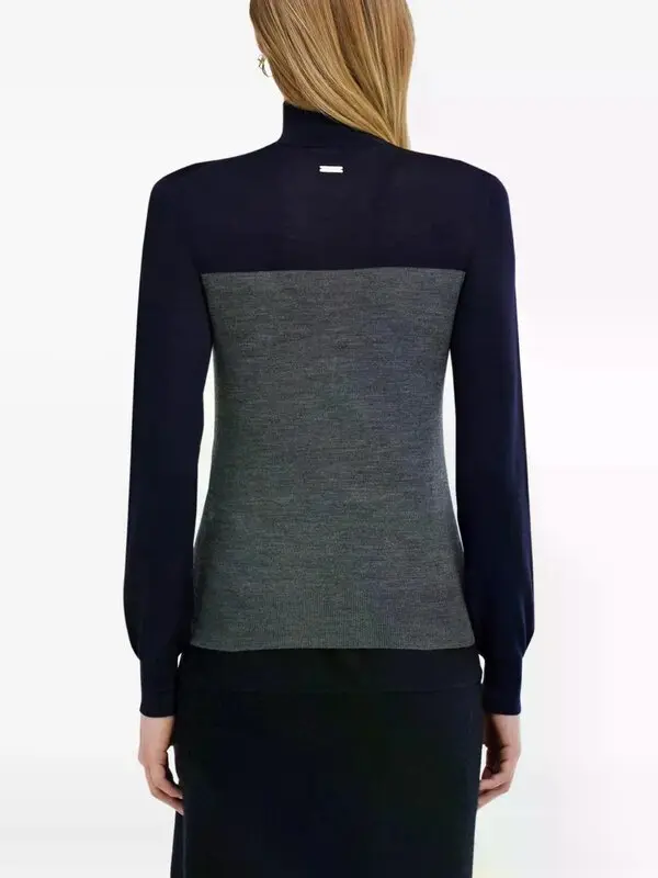 FERRAGAMO Colour-block High-neck Sweater