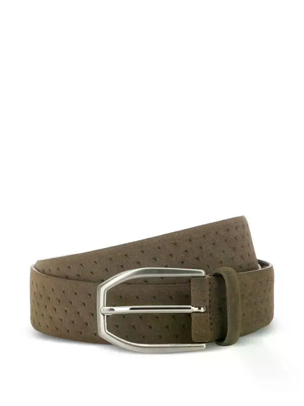 Boggi Milano Suede Belt - Brown
