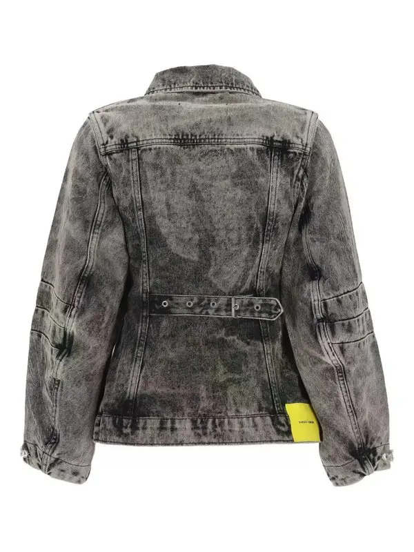 MARQUES' ALMEIDA Crystal-embellished Denim Jacket