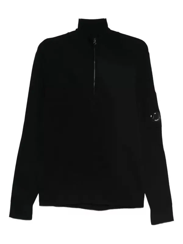 C.P. COMPANY Zip-up Long Sleeve Sweater