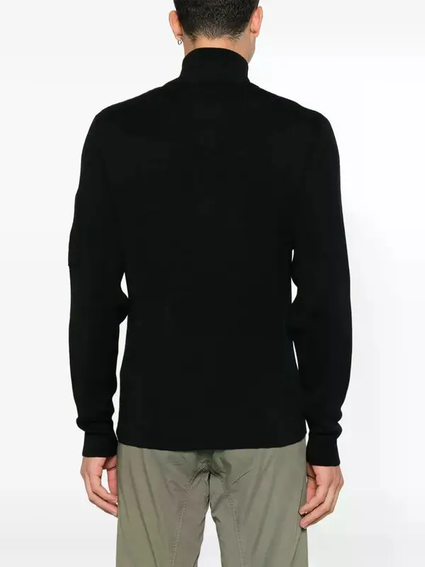 C.P. COMPANY Zip-up Long Sleeve Sweater