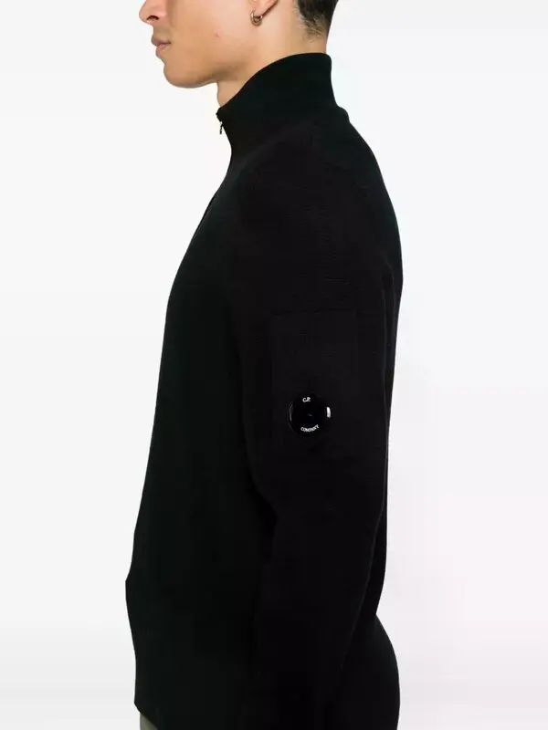C.P. COMPANY Zip-up Long Sleeve Sweater