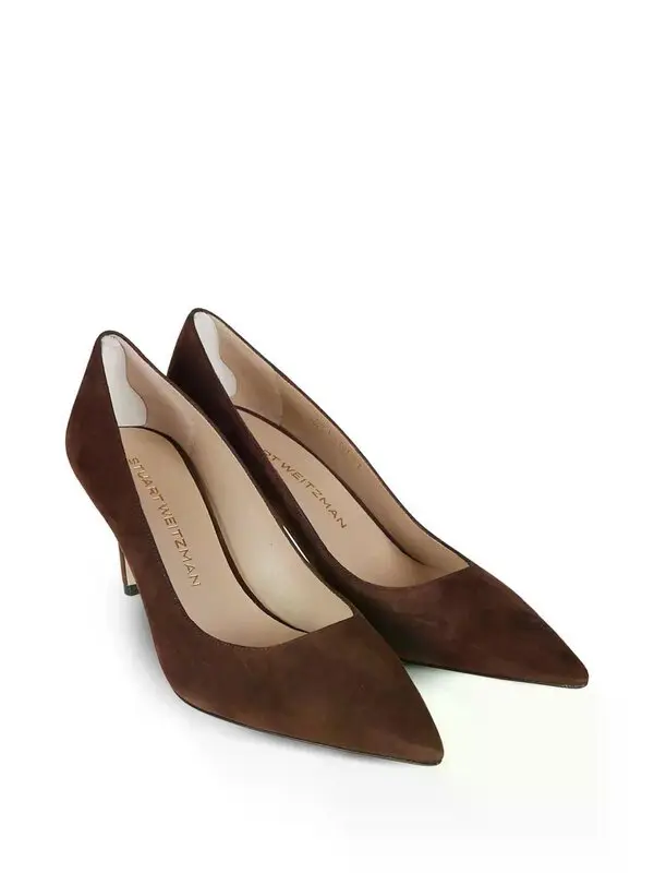 STUART WEITZMAN 75mm Power Pointed Pumps - Brown