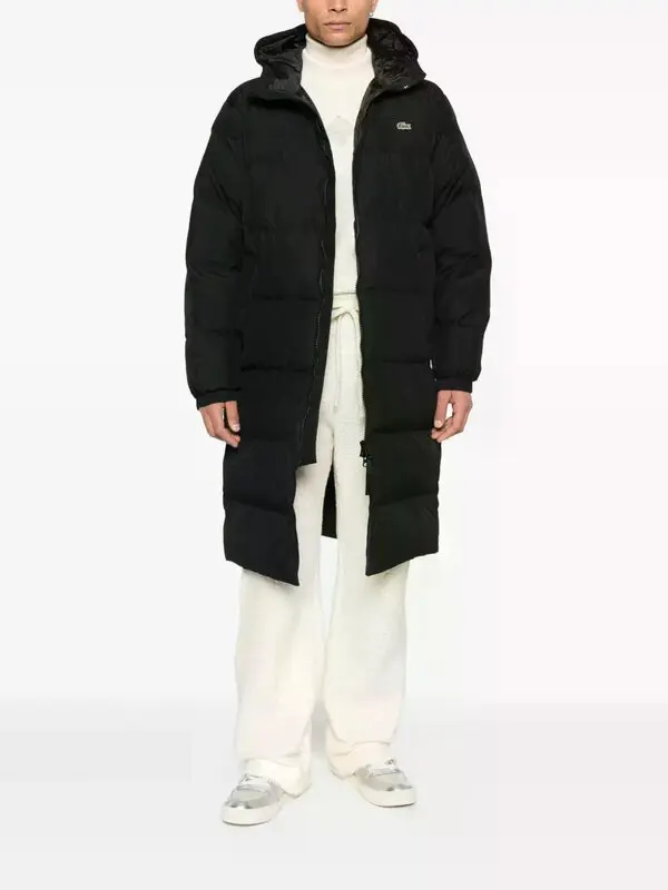 Lacoste Hooded Puffer Coat