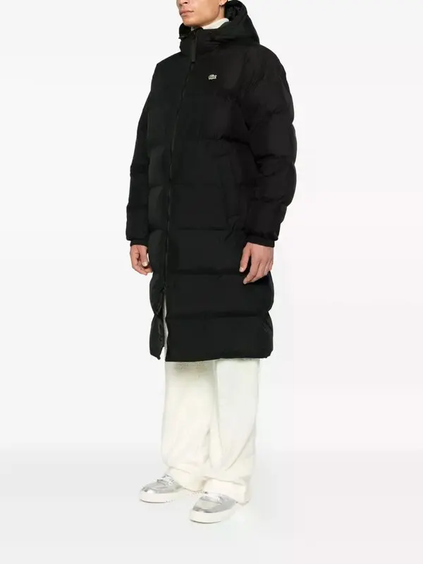 Lacoste Hooded Puffer Coat