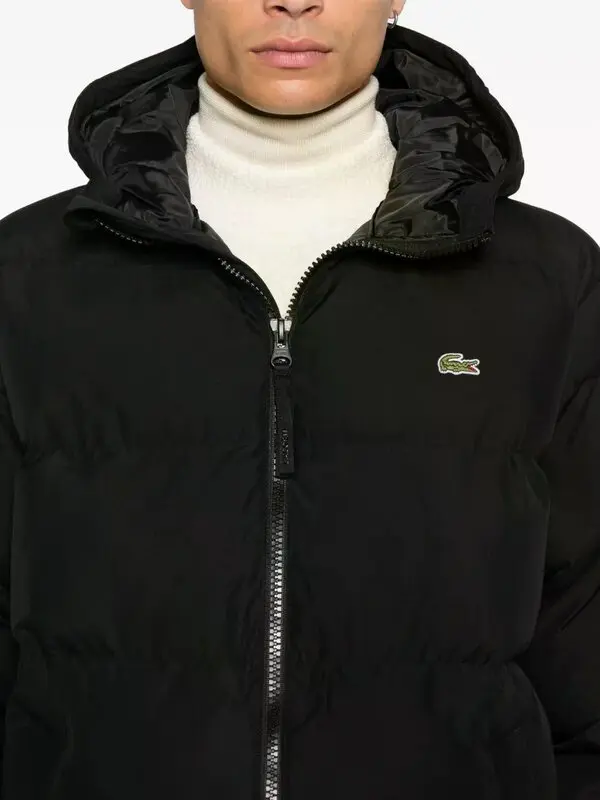 Lacoste Hooded Puffer Coat