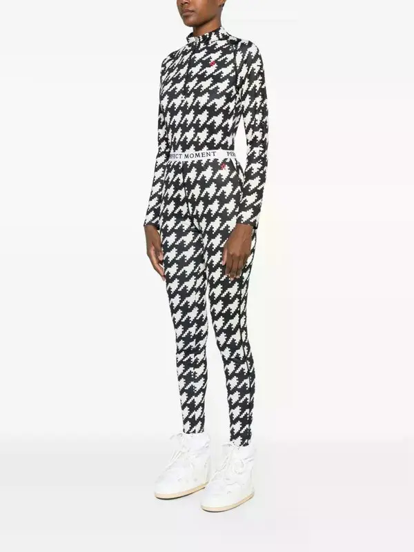 Perfect Moment Houndstooth-print Leggings