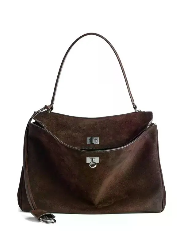 Balenciaga Rodeo Handbag Medium - Neutrals