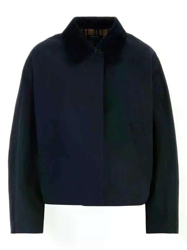 A.p.c. Corduroy-collar Cotton Jacket