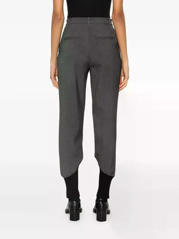 Pinko Paneled Ankle Cuff Trousers