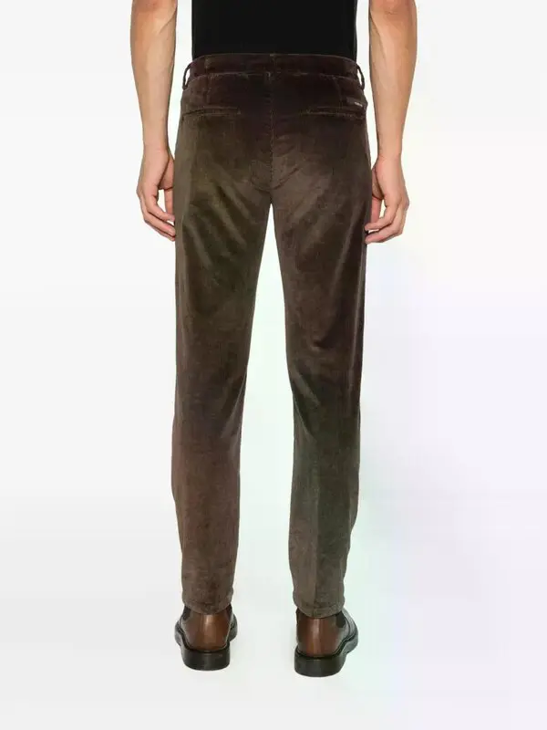 TELERIA ZED Pleated Corduroy Trousers