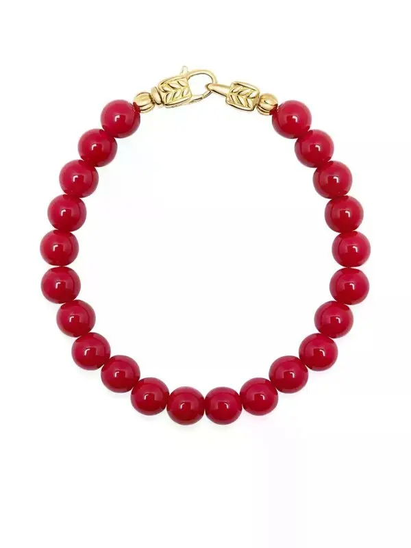 NIALAYA JEWELRY Bead Bracelet - Red
