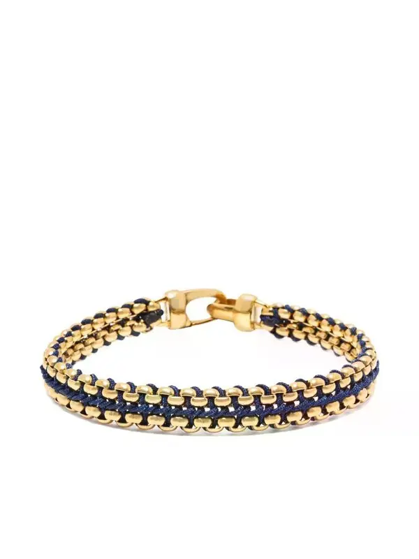 NIALAYA JEWELRY Woven-chain Bracelet - Gold