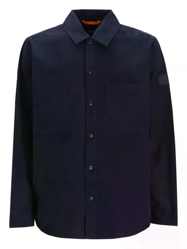 BOSS Patch-pocket Cotton Shirt